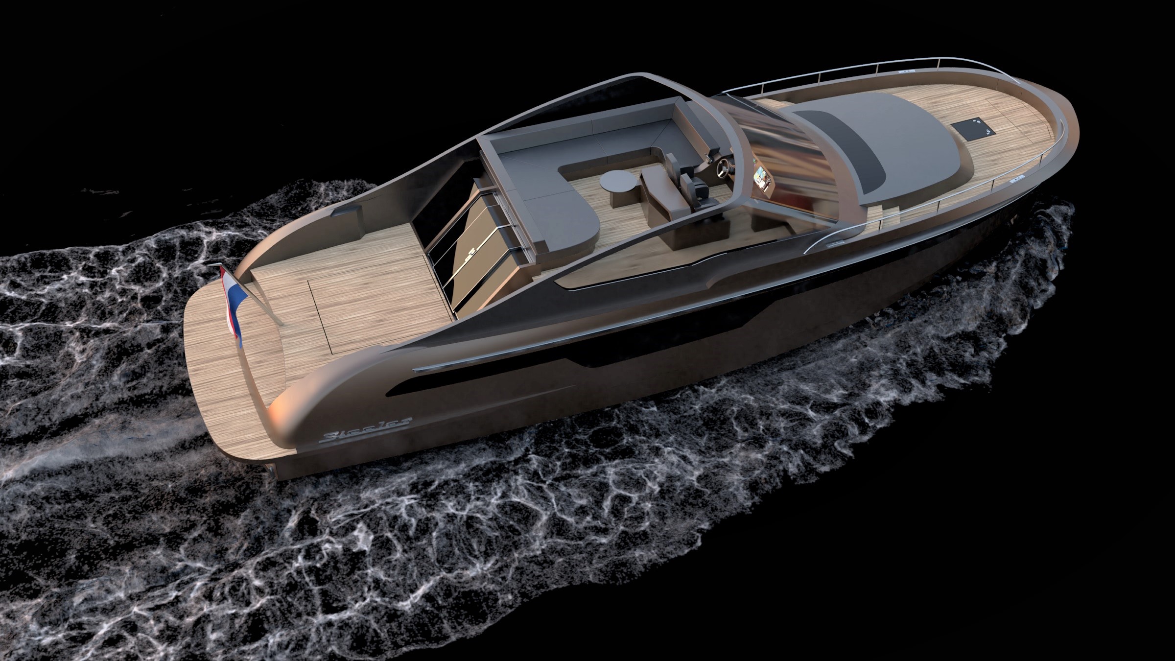 Graphic presentations, yacht architecture - NAVYK - Yacht rendering