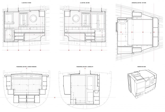 Interior yacht design - NAVYK - Interior engineering, 3D Yacht